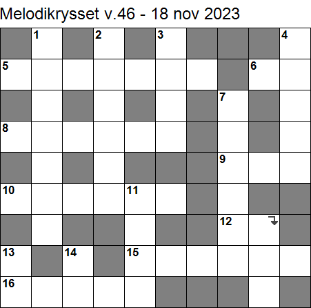 Melodikrysset
